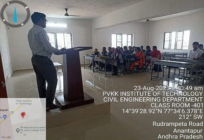 ClassRooms:CIVIL - PVKK Institute of Technology