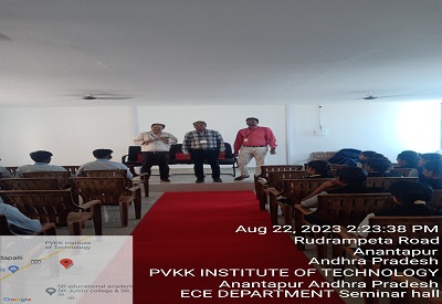 SeminarHall - PVKK Institute of Technology