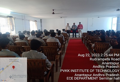 SeminarHall - PVKK Institute of Technology